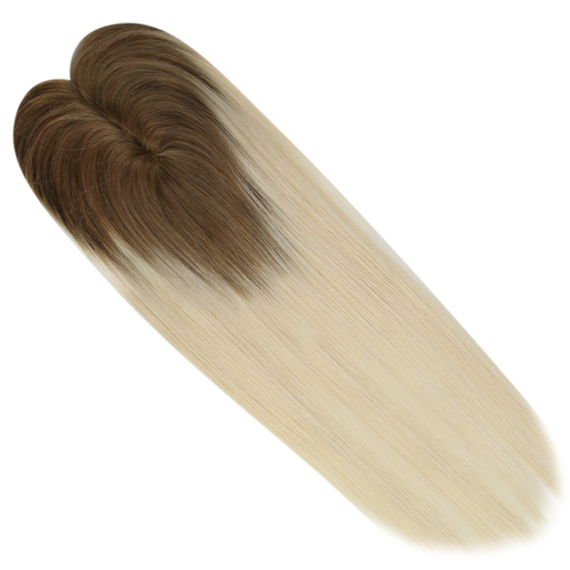 Human Hair Mono Base Toppers 3x5" Lace Base Hairpiece For Women #10/613